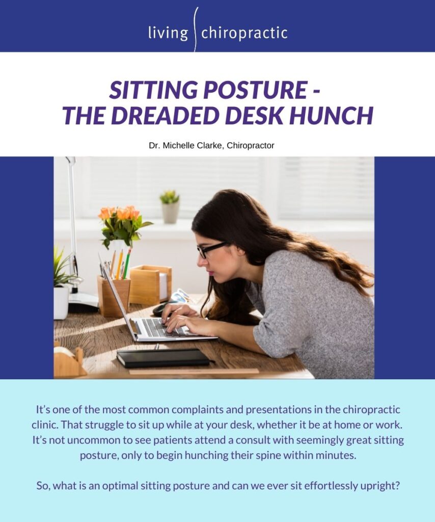 SITTING POSTURE - THE DREADED DESK HUNCH - Living Chiropractic